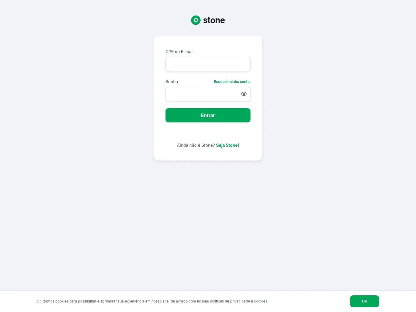 Stone Login Clone