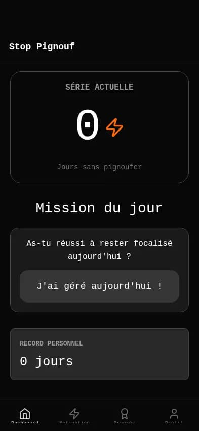Stop Pignouf App