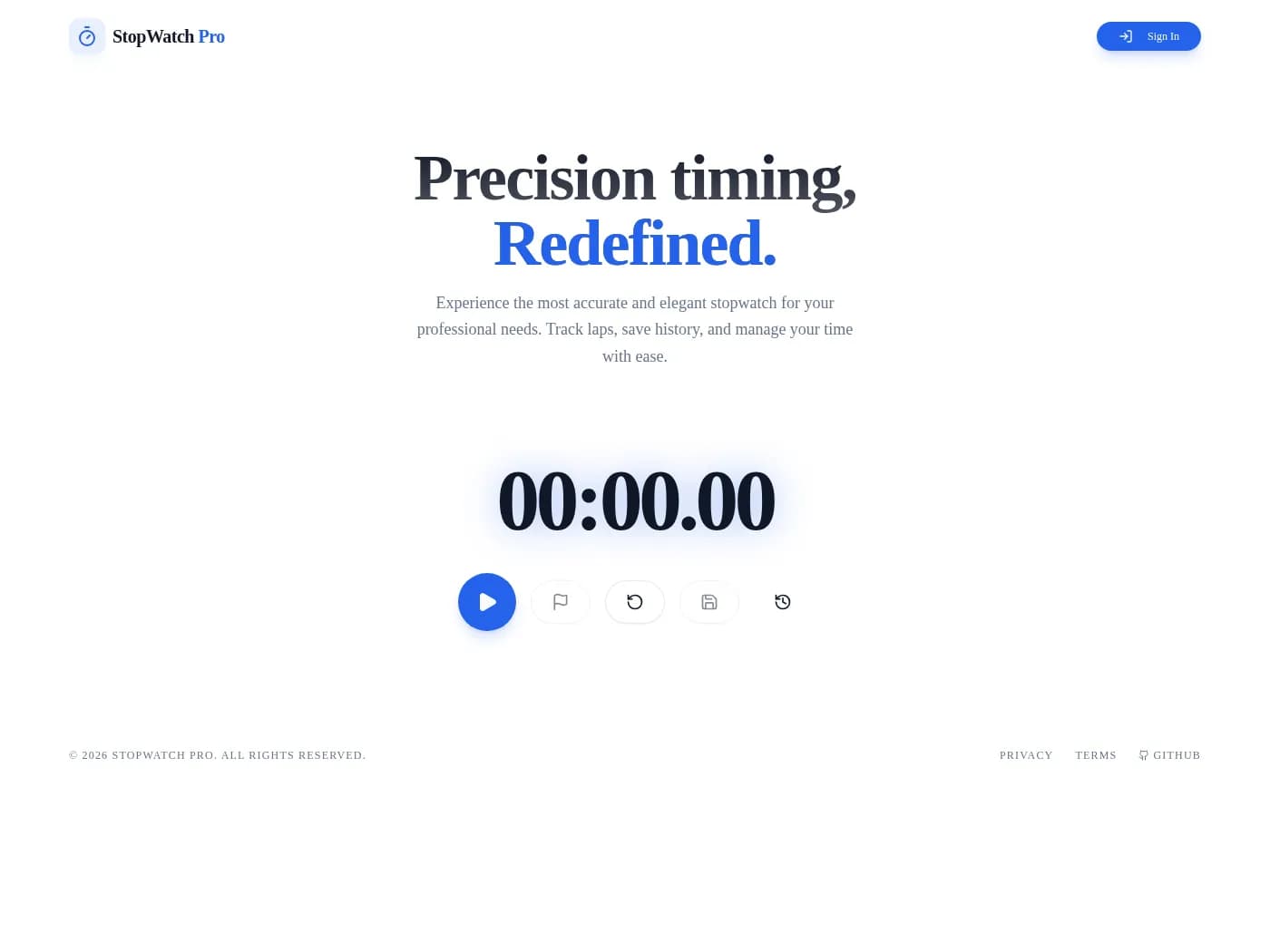 StopWatch Pro