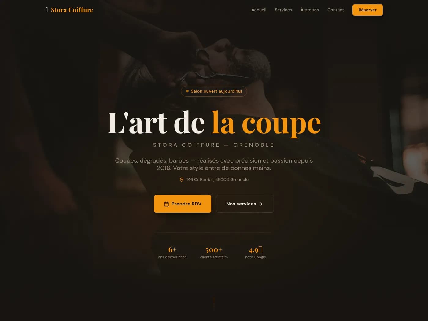 Stora Coiffure Vitrine