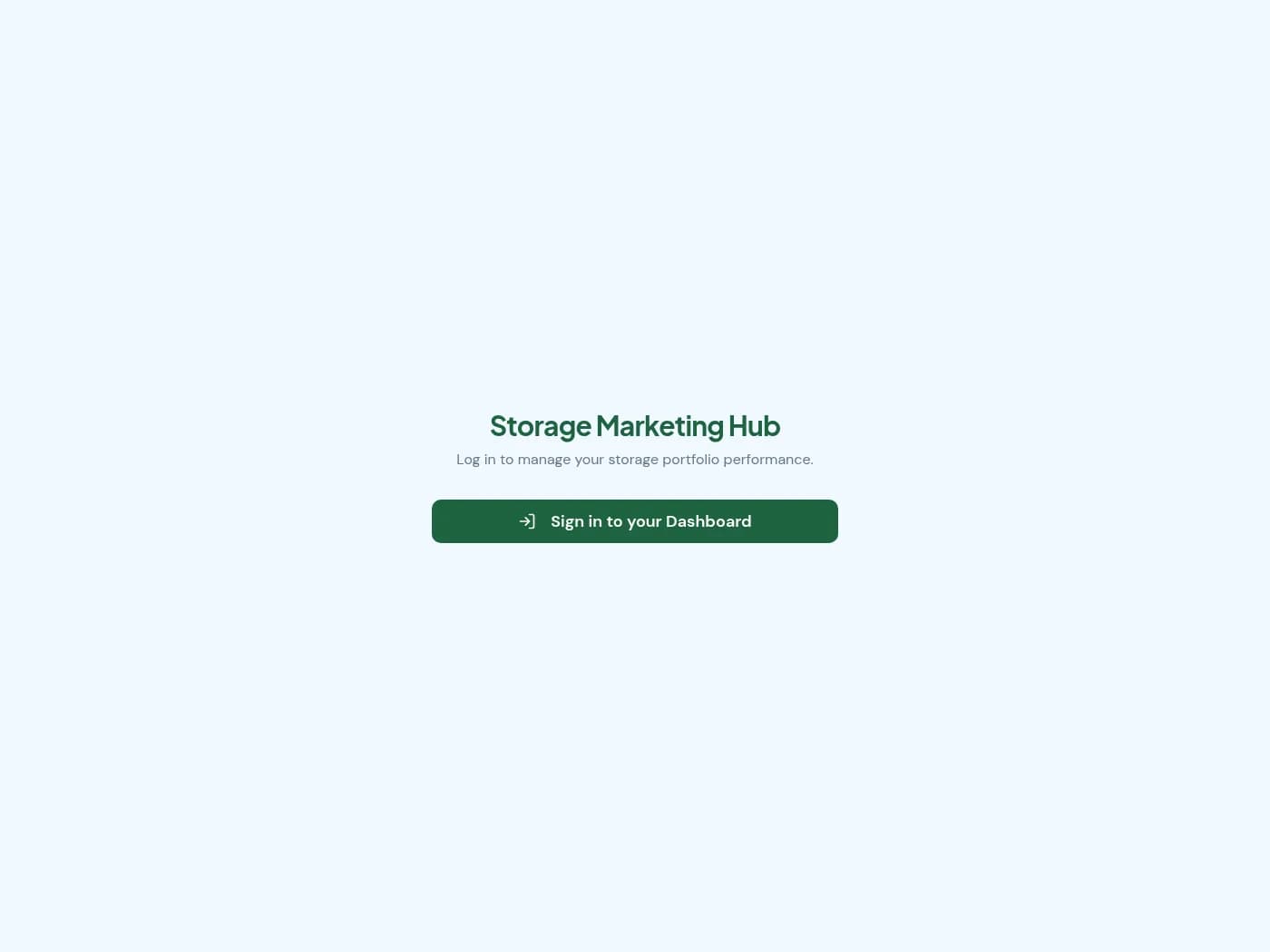 Storage Marketing Hub
