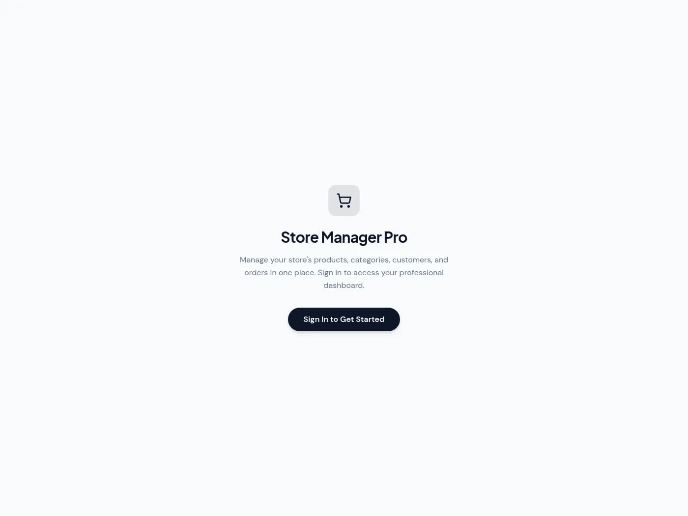 Store Manager Pro