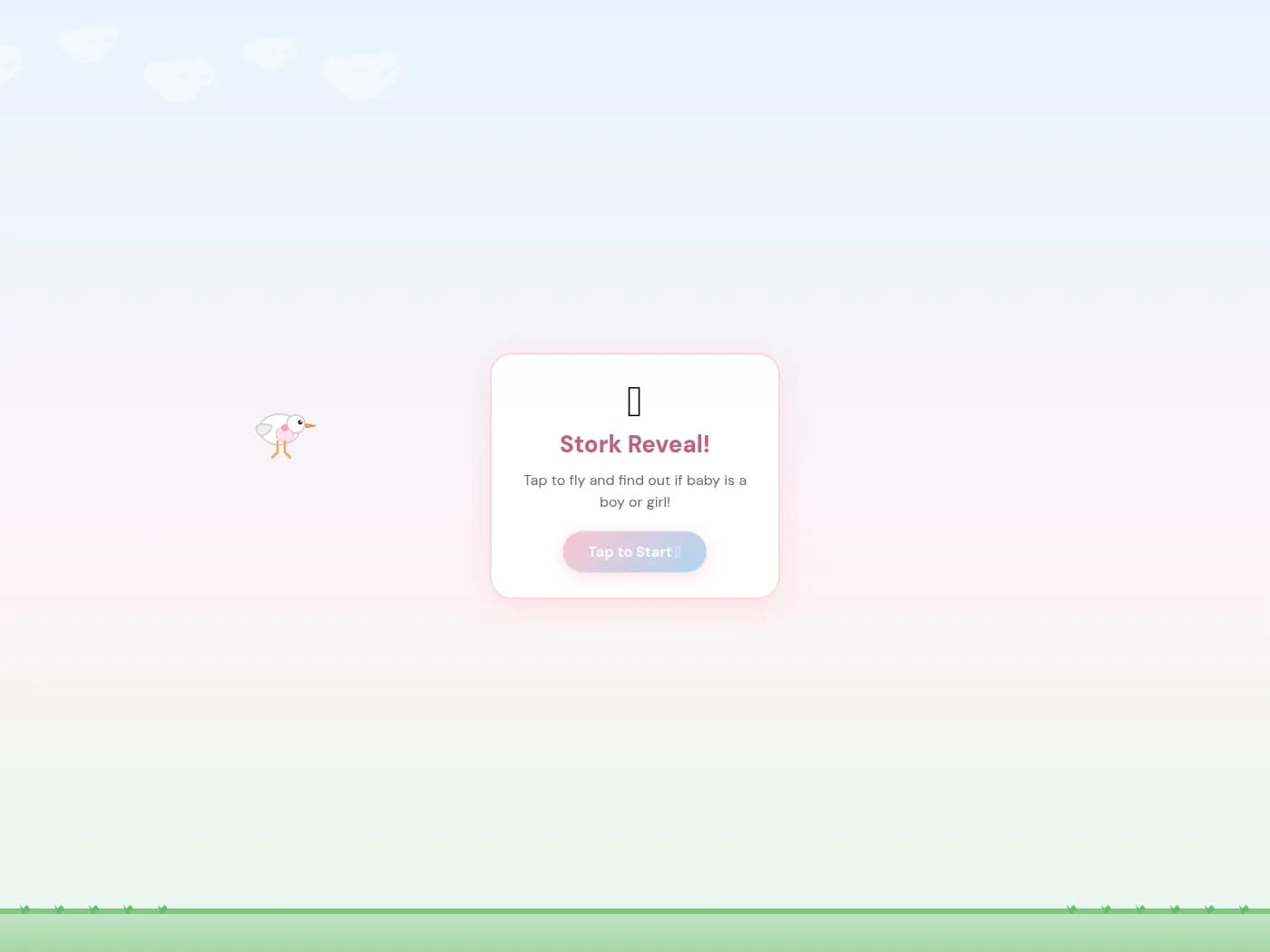 Stork Reveal Game