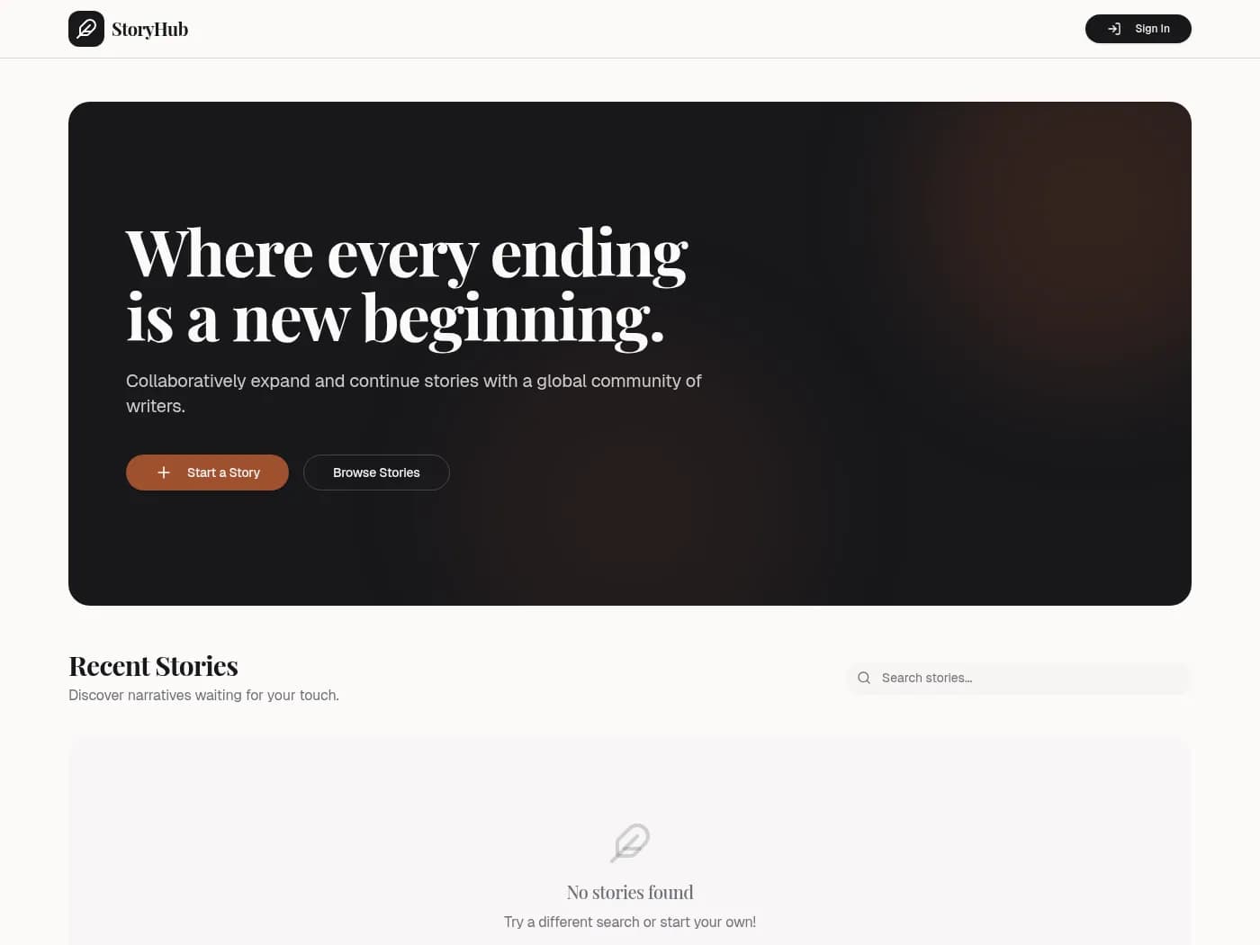 Story Continuation Hub