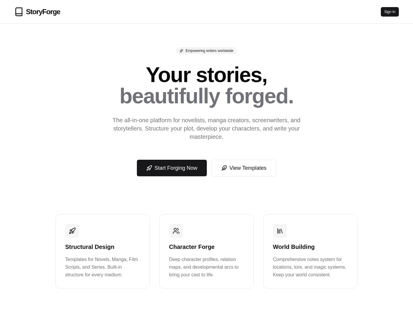 StoryForge Creator
