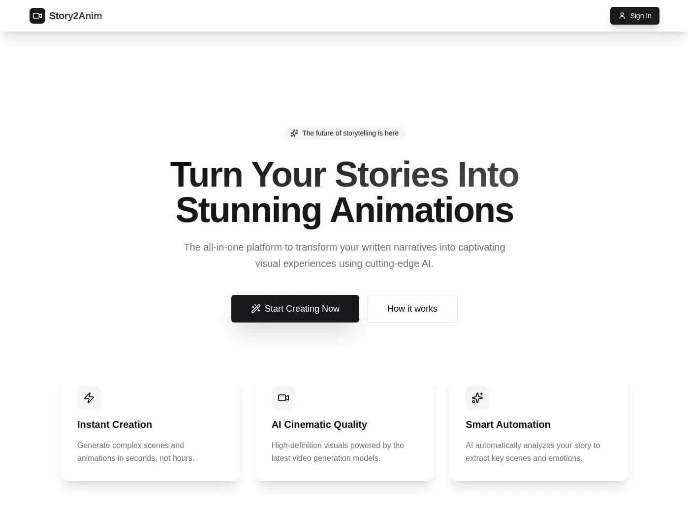 Story2Anim App
