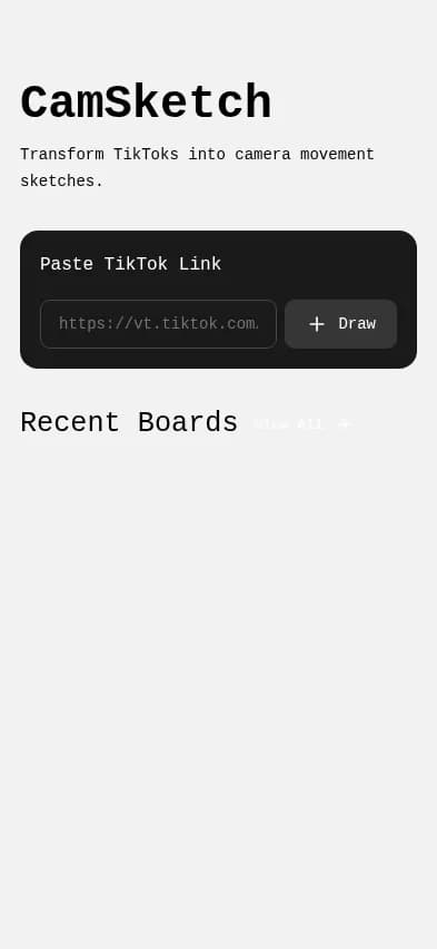 CamSketch Storyboarder