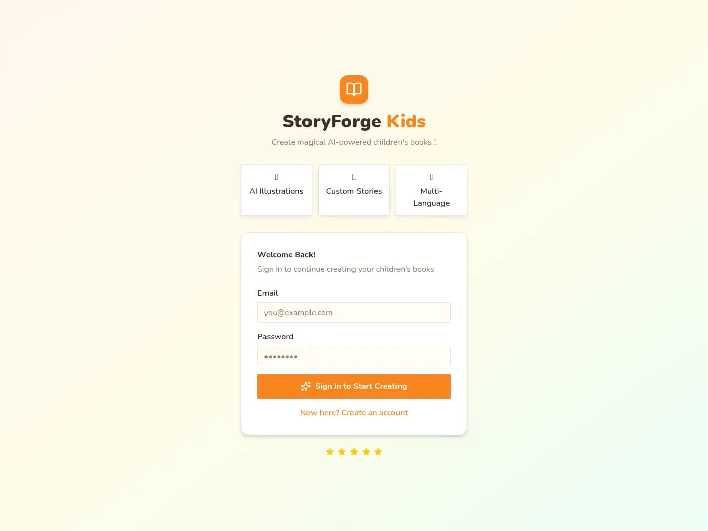 StoryForge Kids