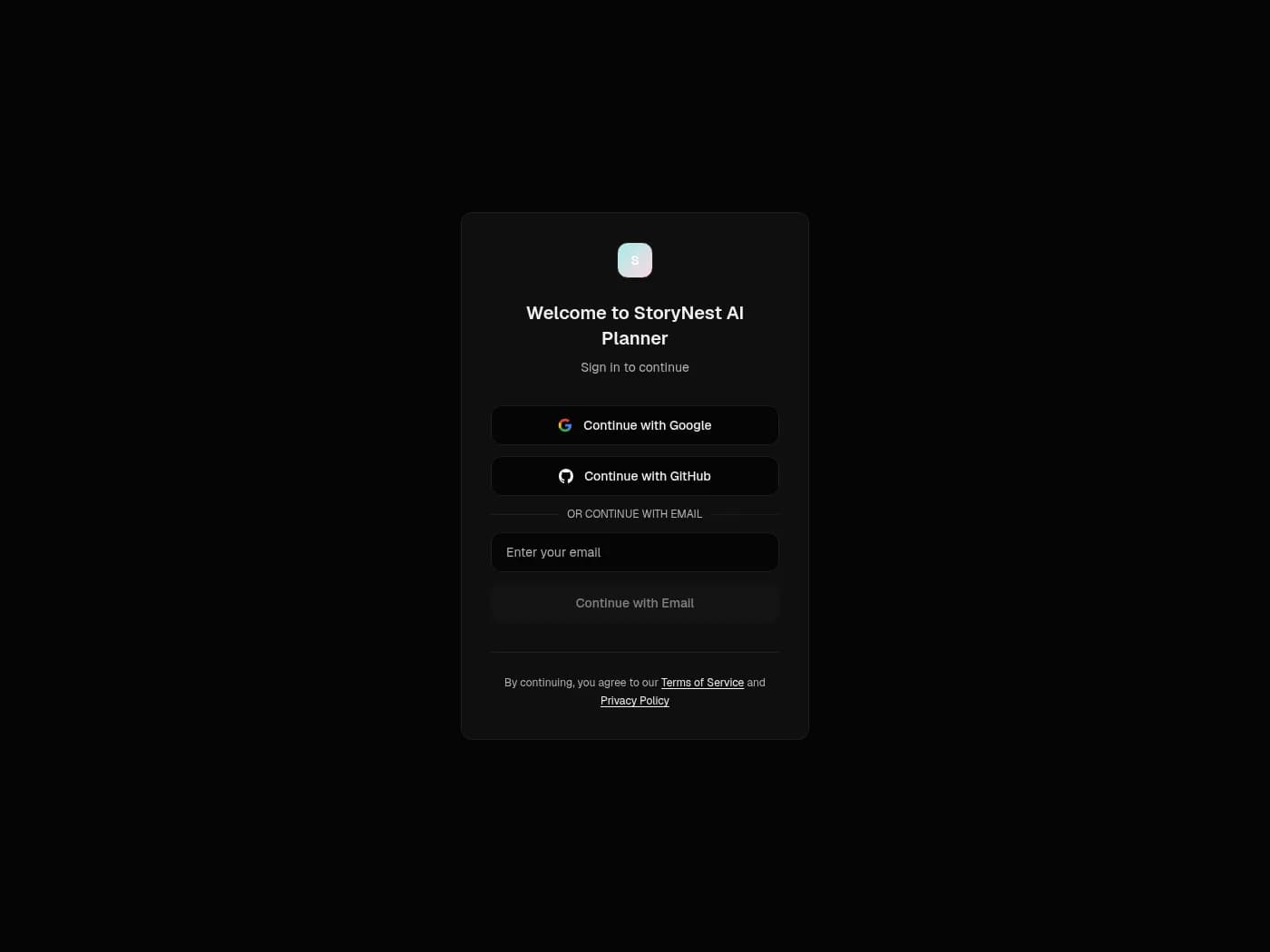 StoryNest AI Planner