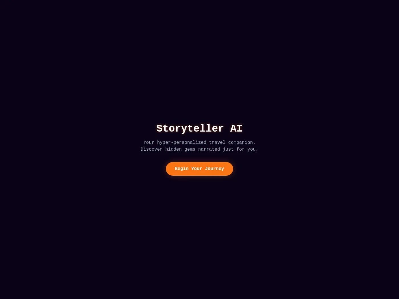 Storyteller AI Explorer