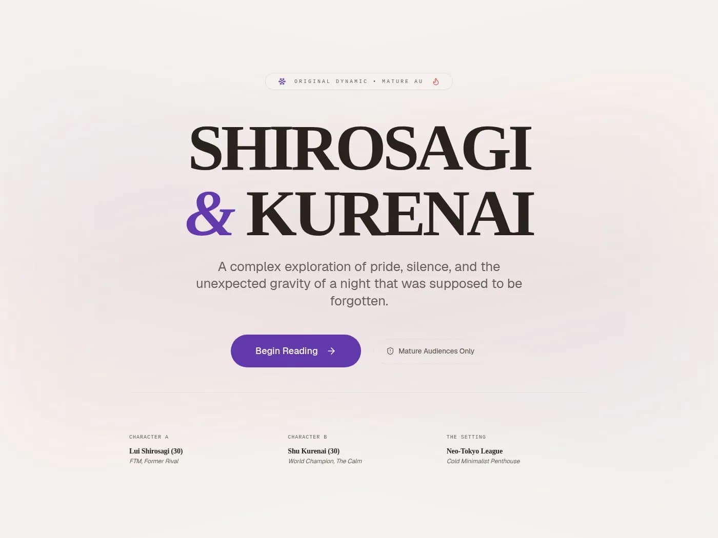 Shirosagi & Kurenai Tale