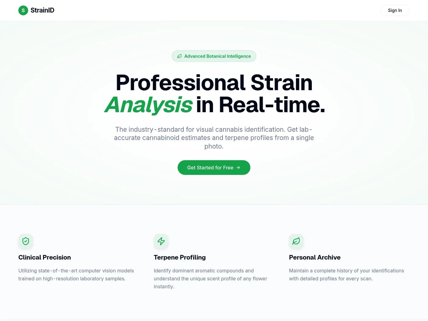 Strain Identifier