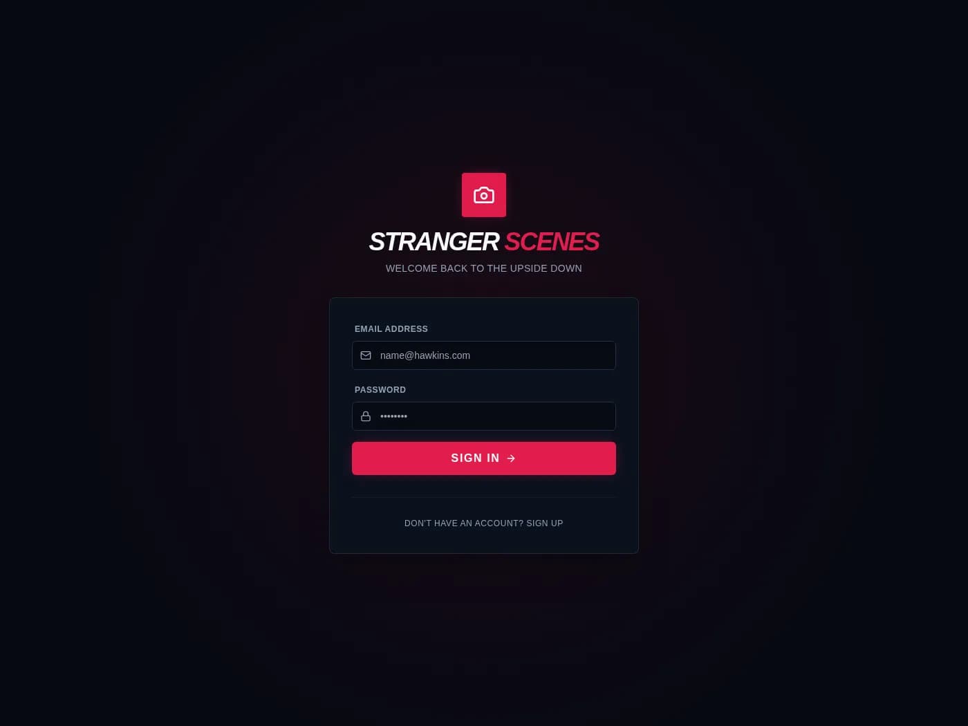 Stranger Scenes AI Studio