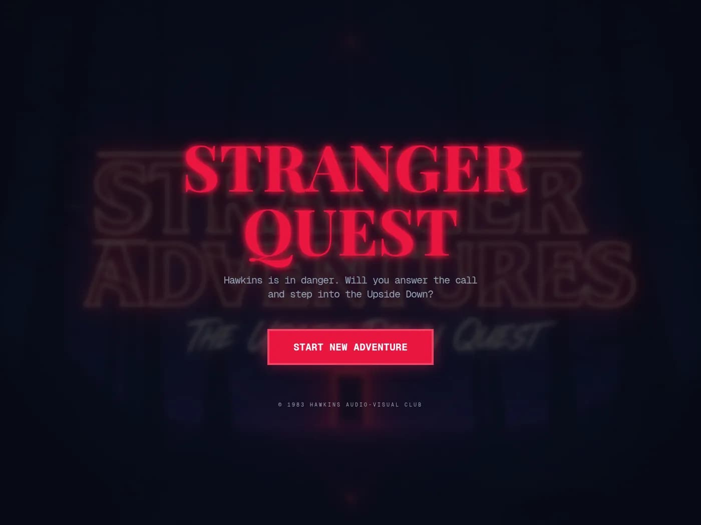 Stranger Things Quest
