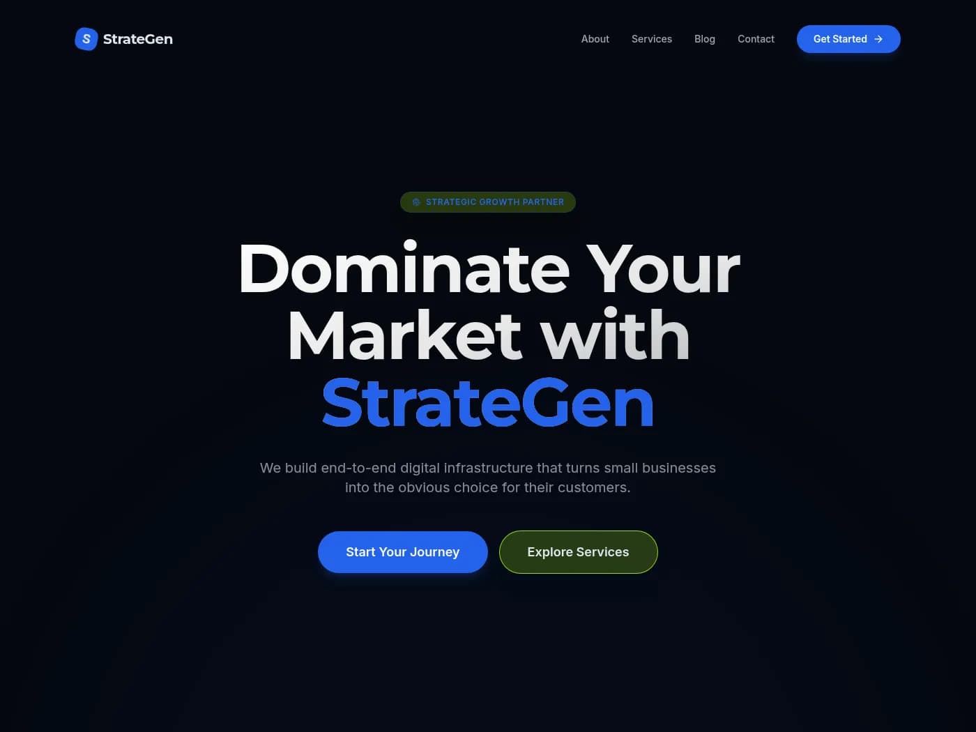 StrateGen Web Experience