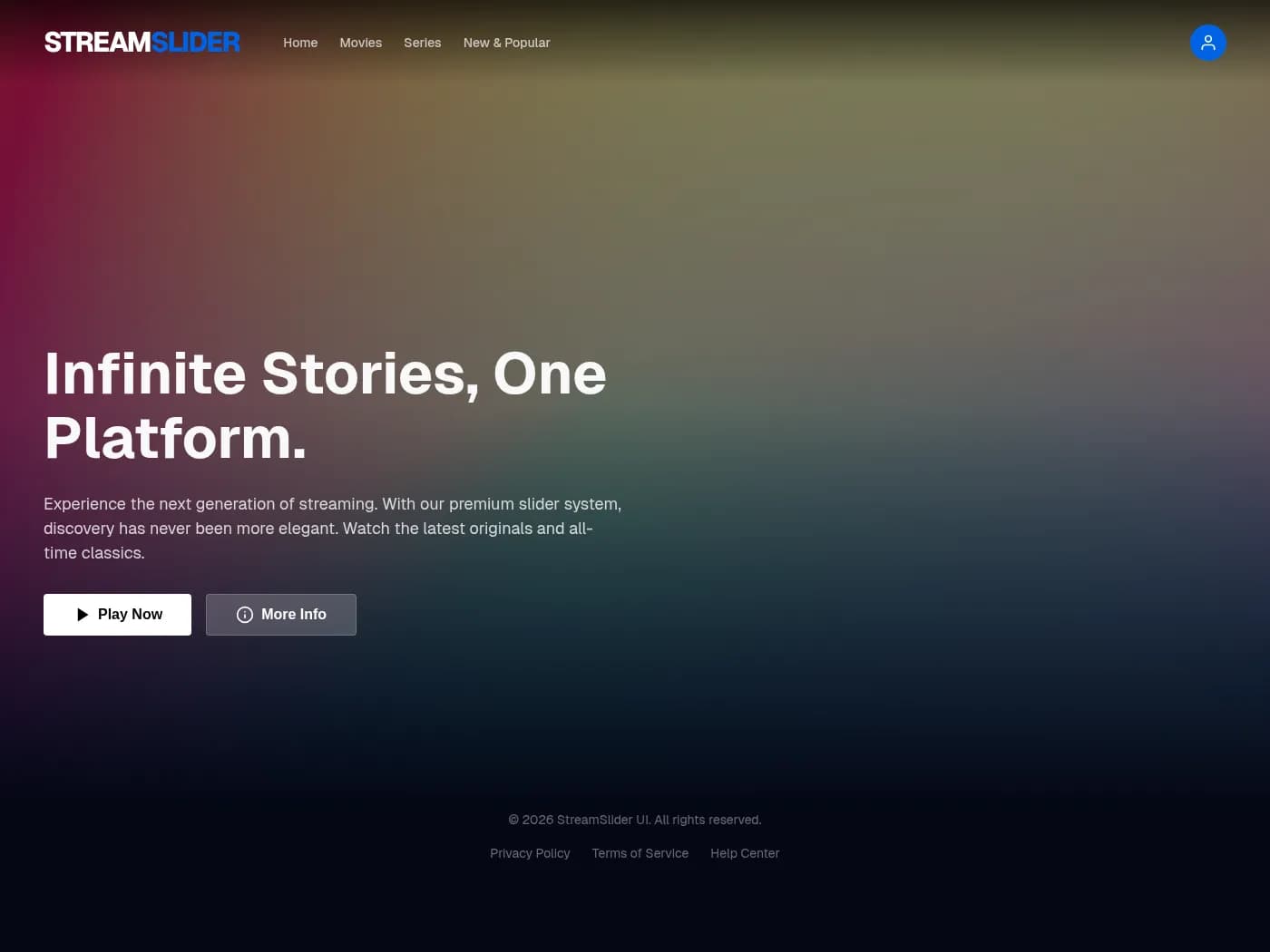 StreamSlider UI