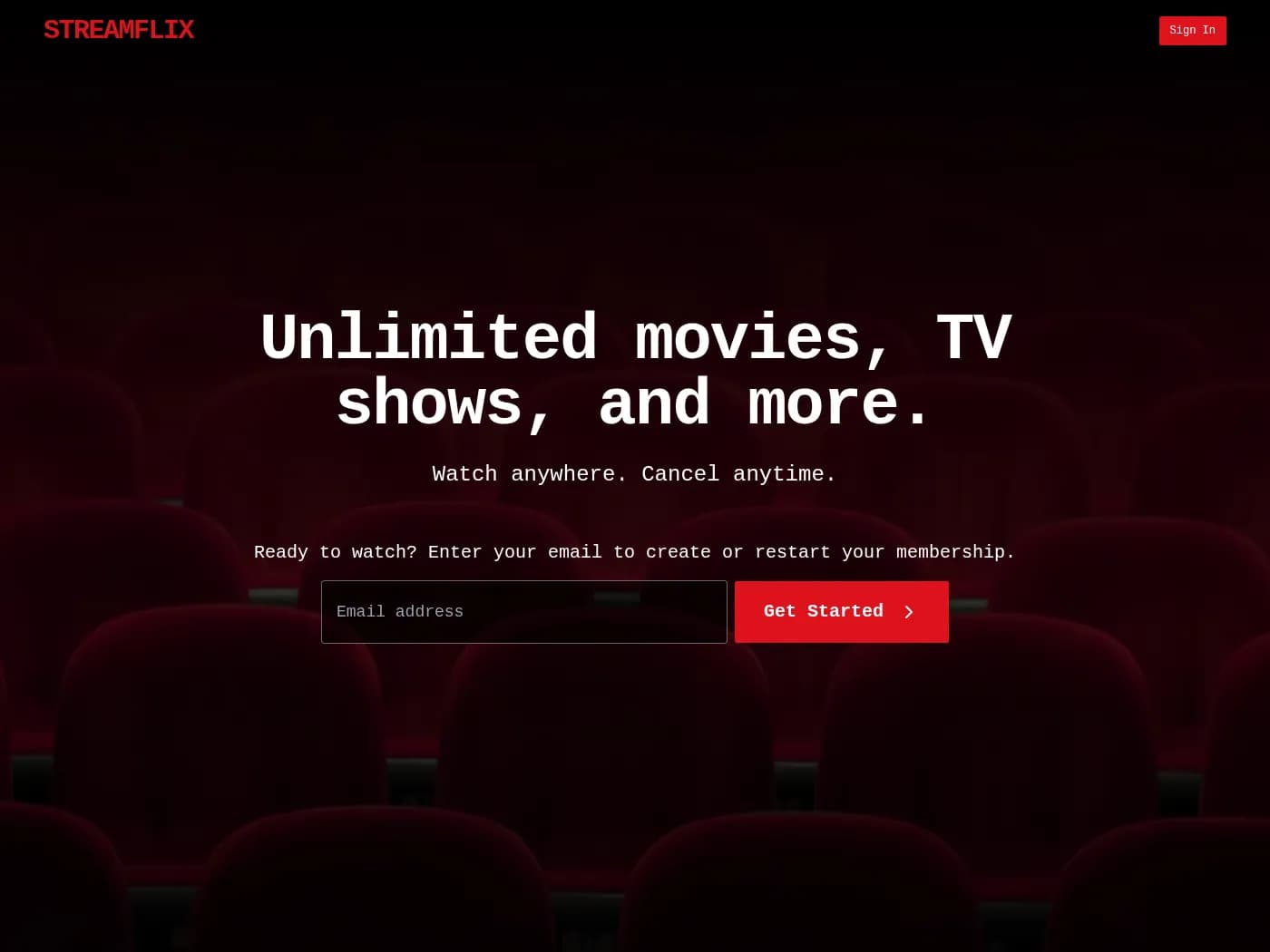 StreamFlix Clone