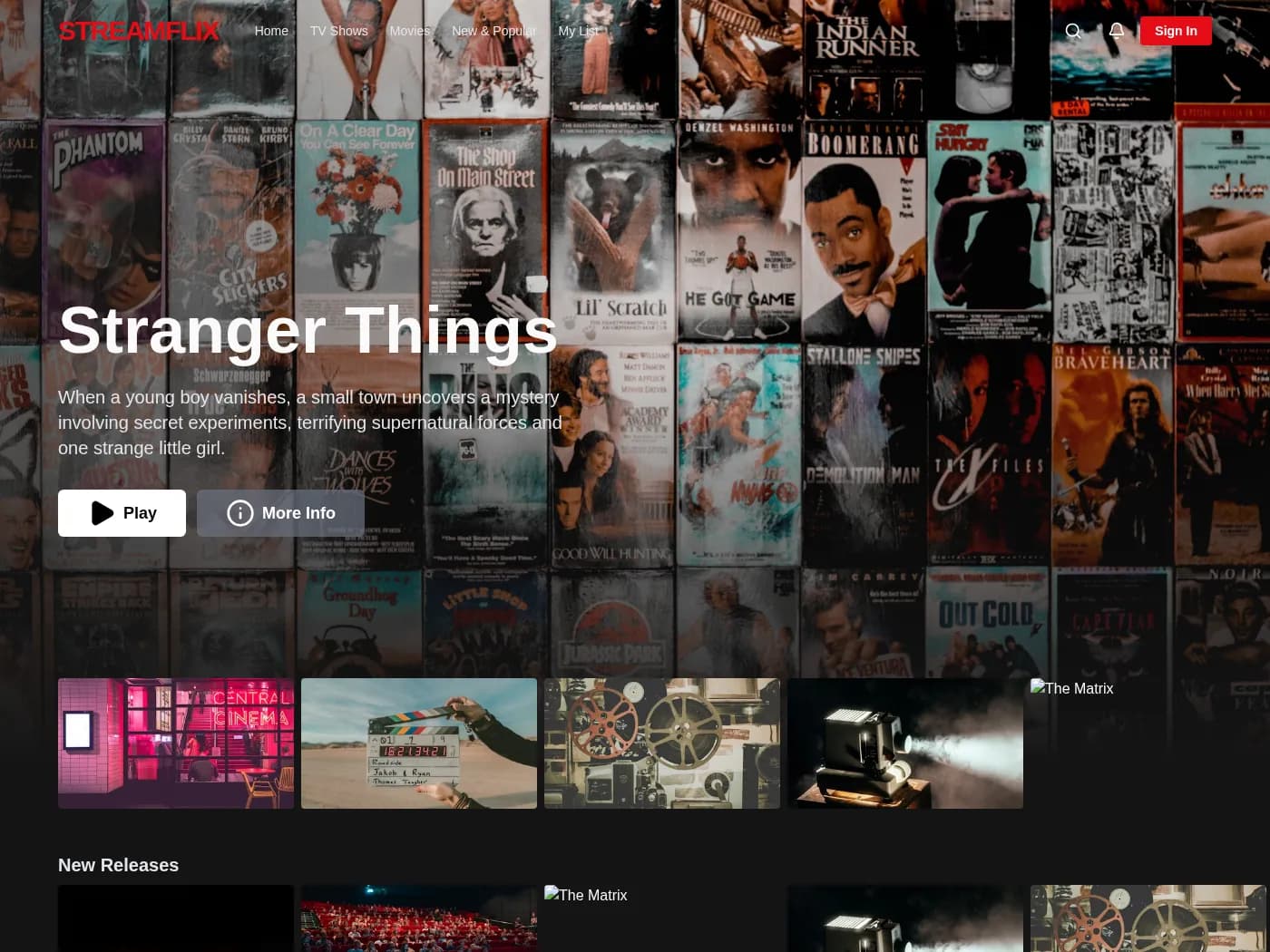 StreamFlix Clone