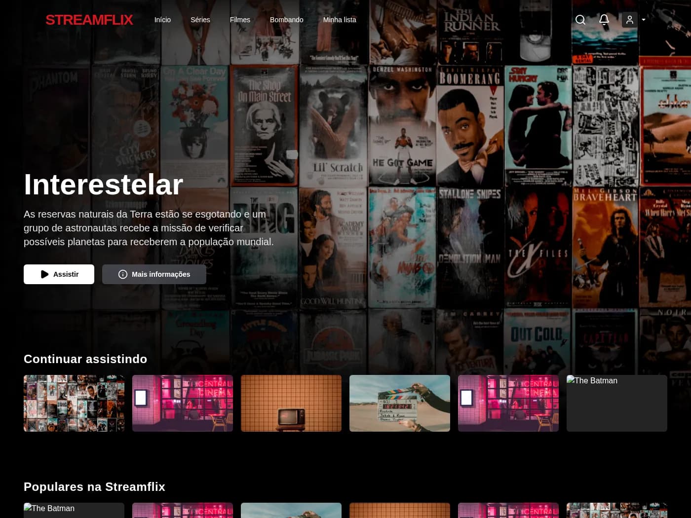 Streamflix Clone