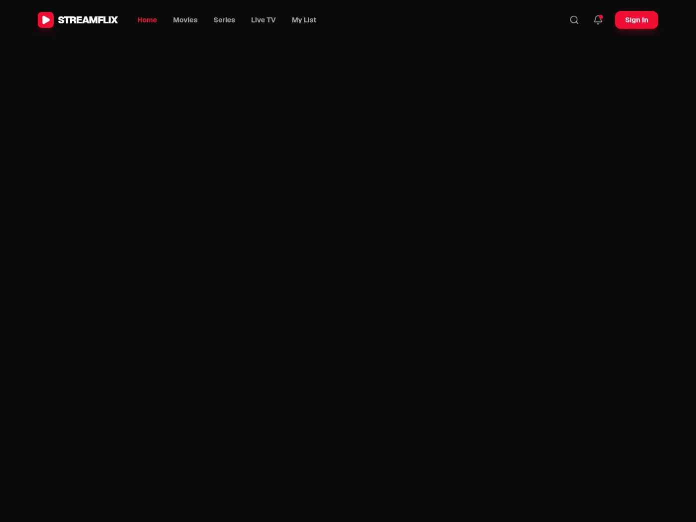 StreamFlix TV App