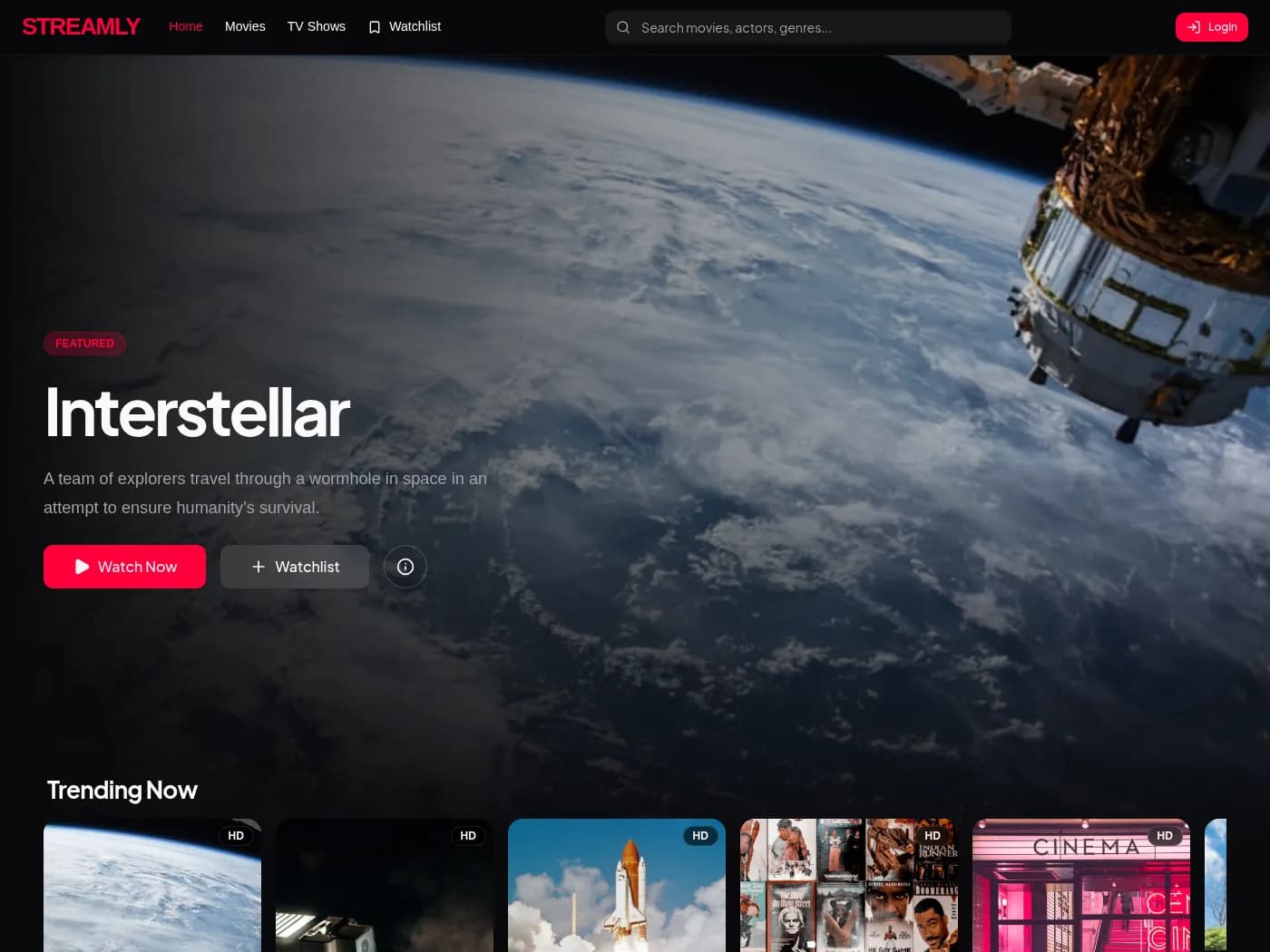 Streamly Web