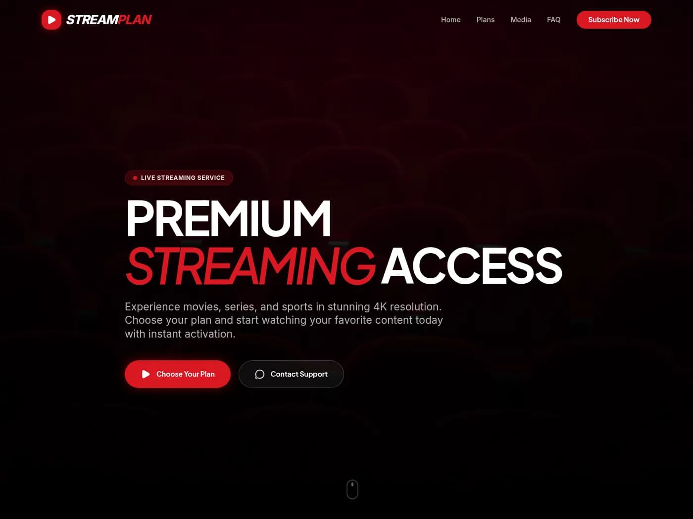 StreamPlan Promo Web