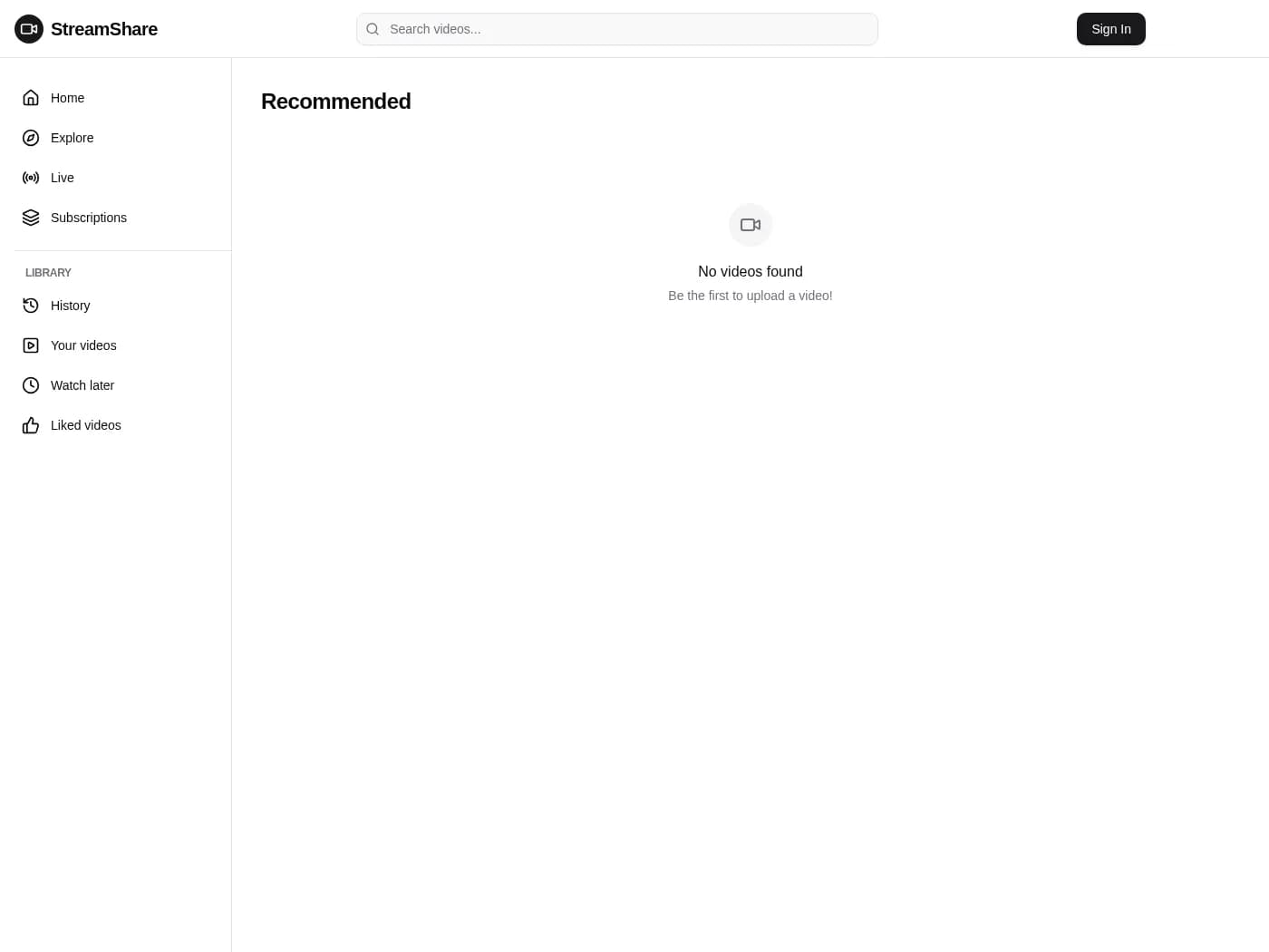 StreamShare Platform