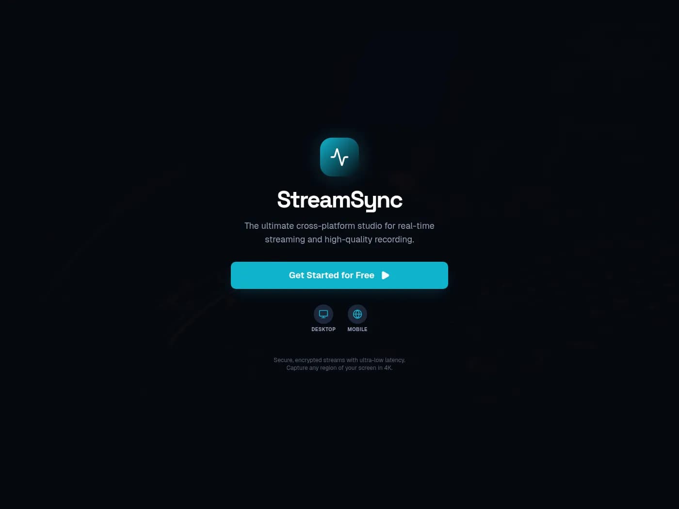 StreamSync Studio