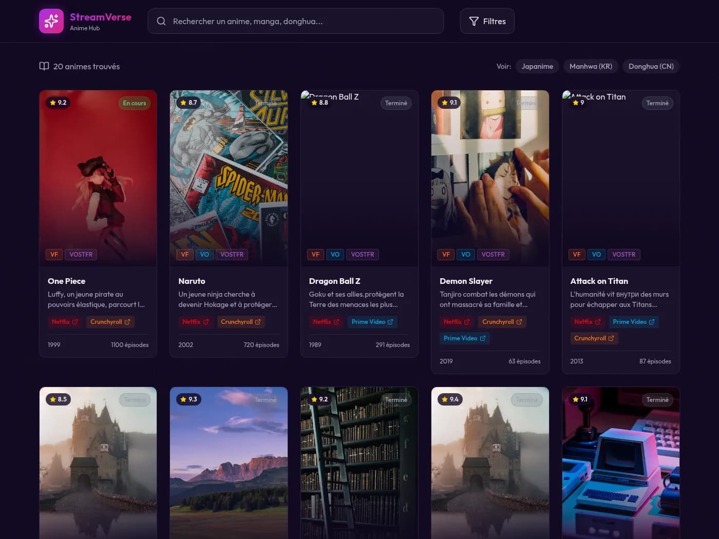 StreamVerse Hub