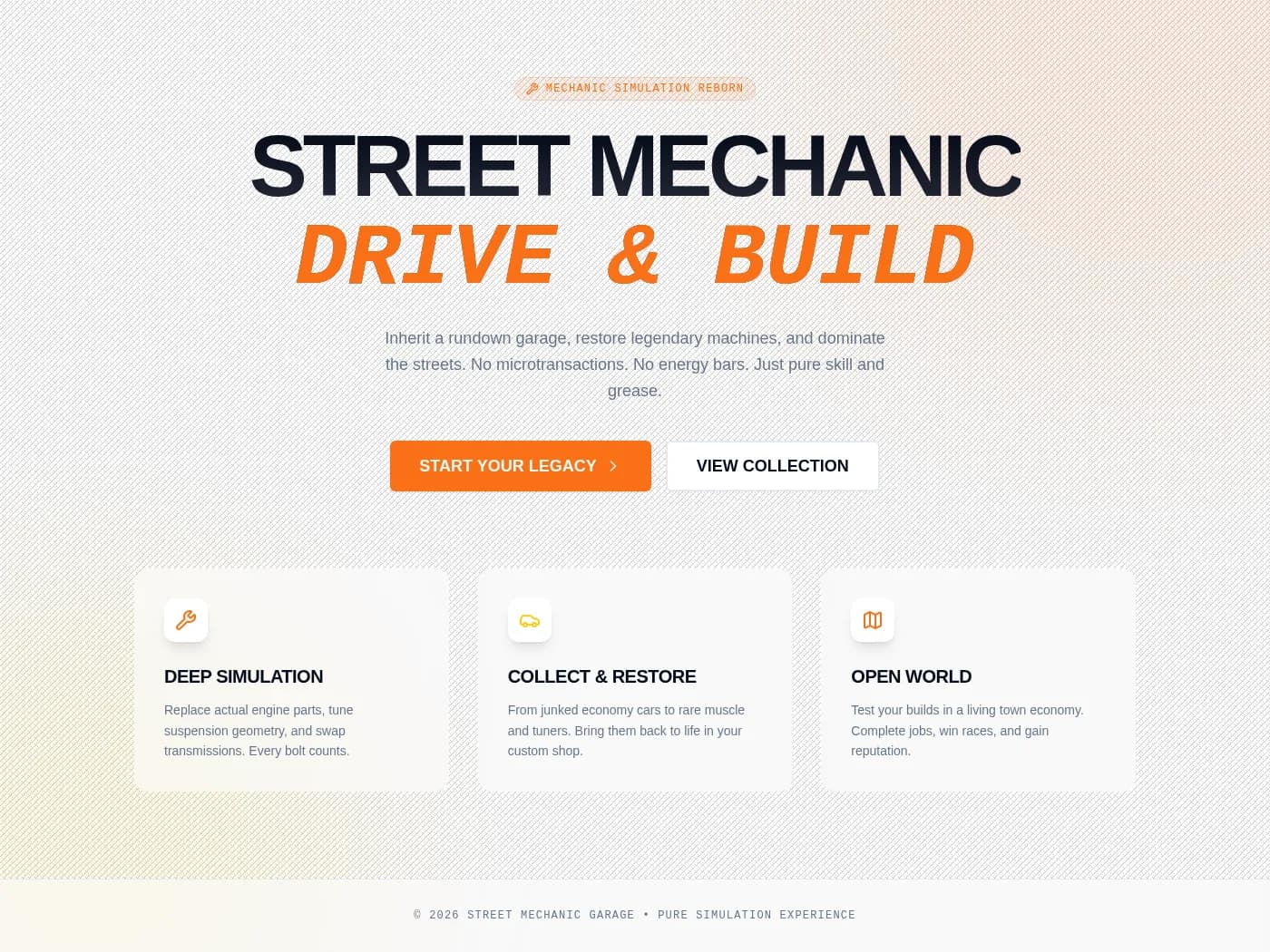 Street Mechanic Garage