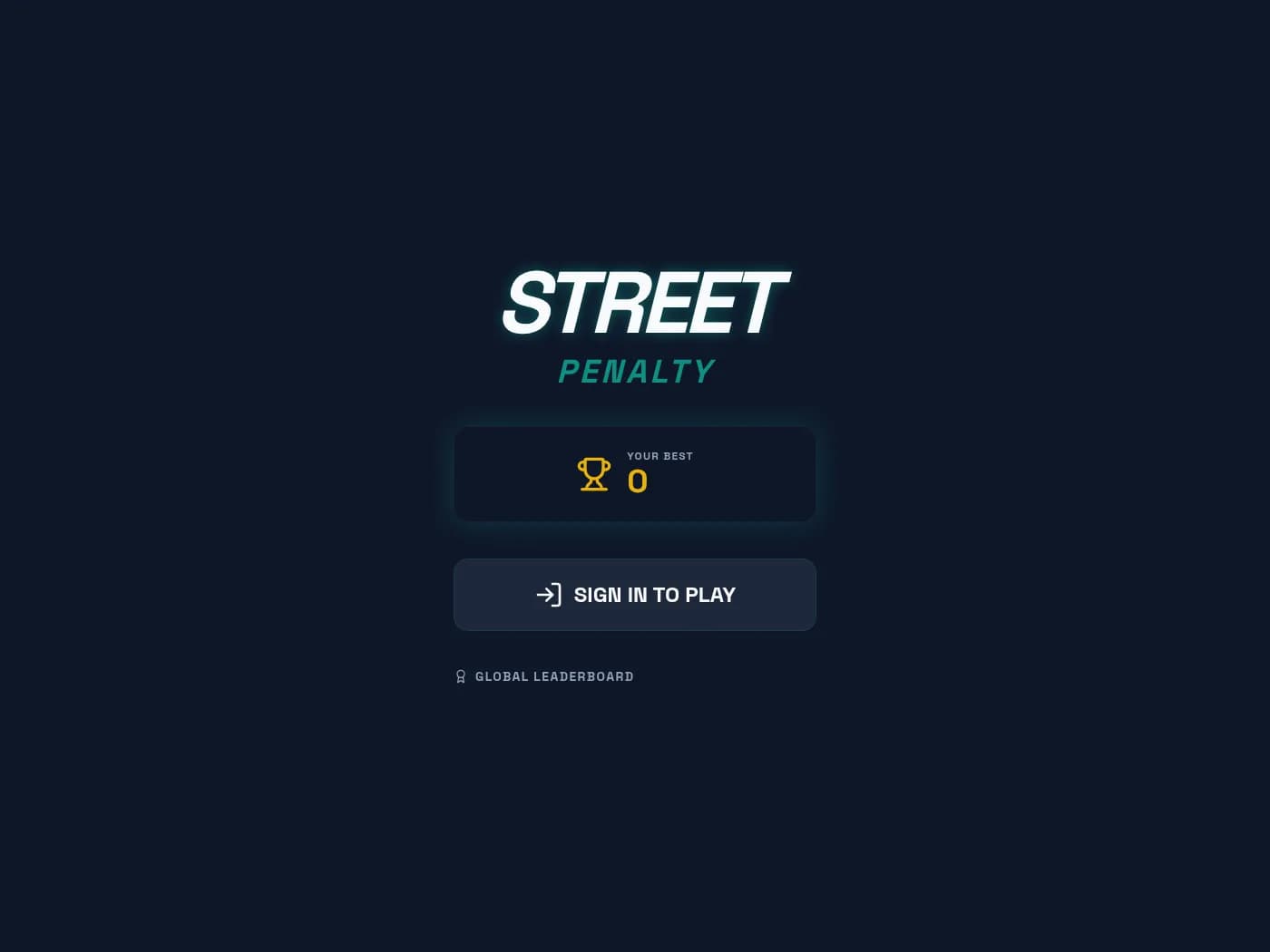 Street Penalty Shootout