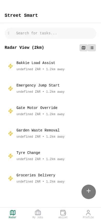 Street Smart Gig App