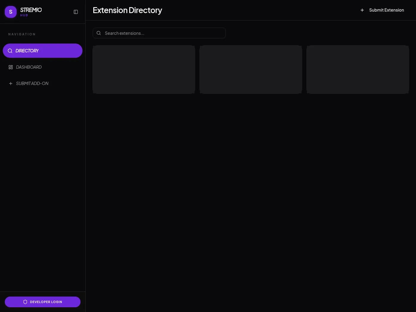Stremio Extension Hub
