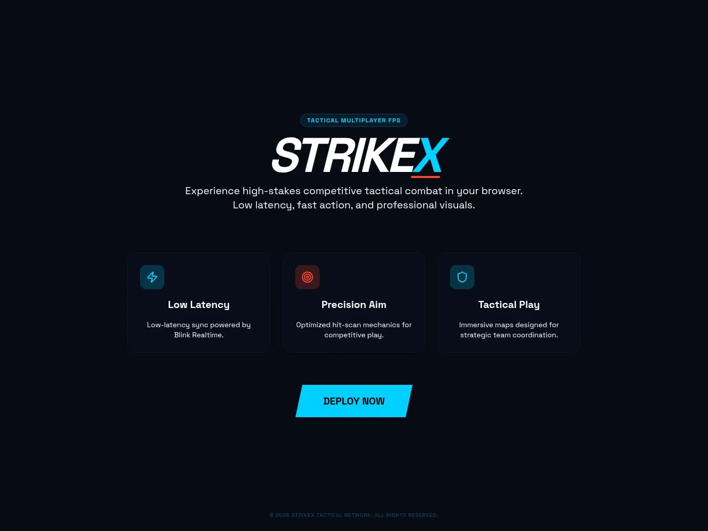StrikeX Multiplayer Shooter
