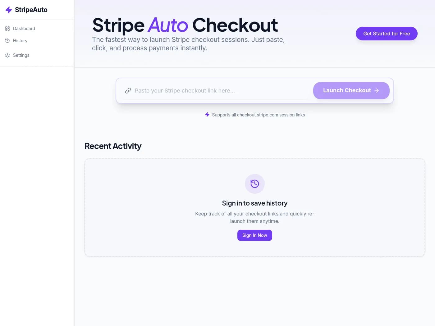 Stripe Auto Checkout