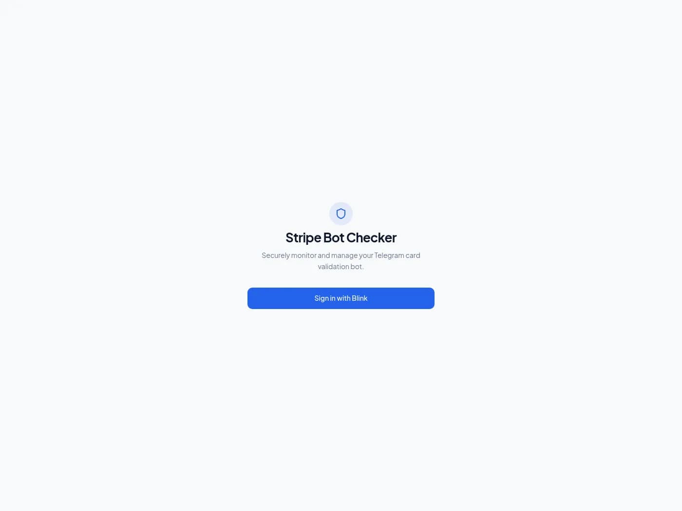 Stripe Card Checker Bot