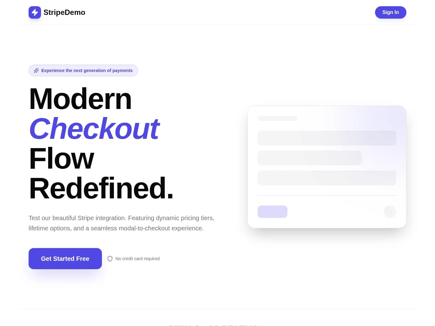 Stripe Checkout Demo