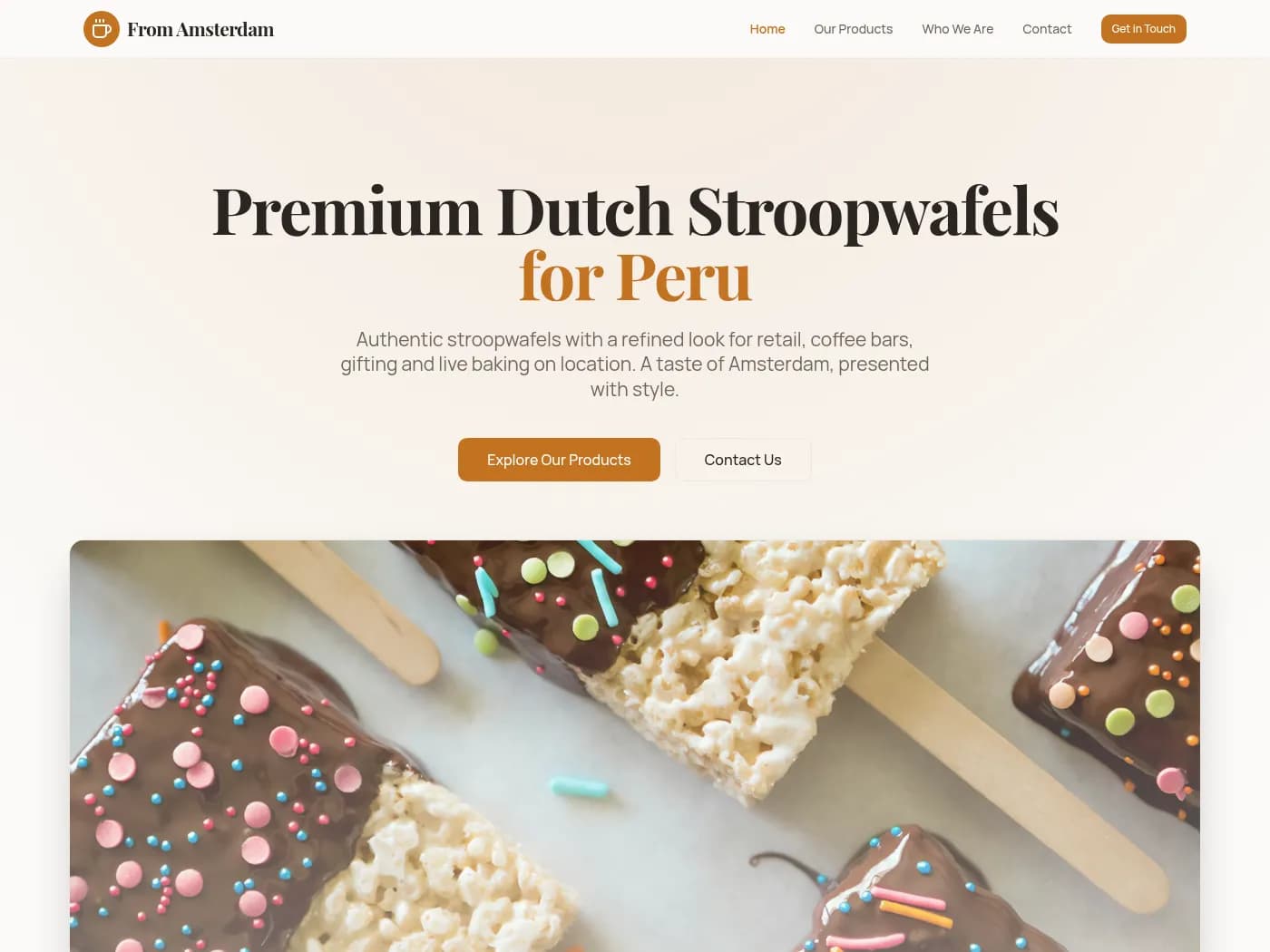 Stroopwafel Amsterdam Site