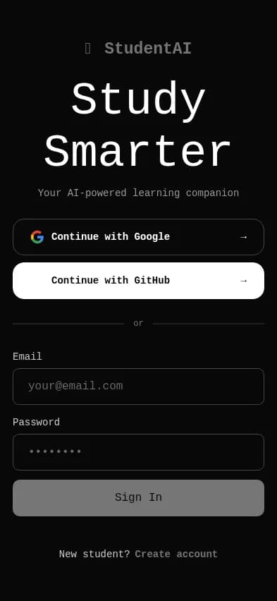 Student AI Agent App