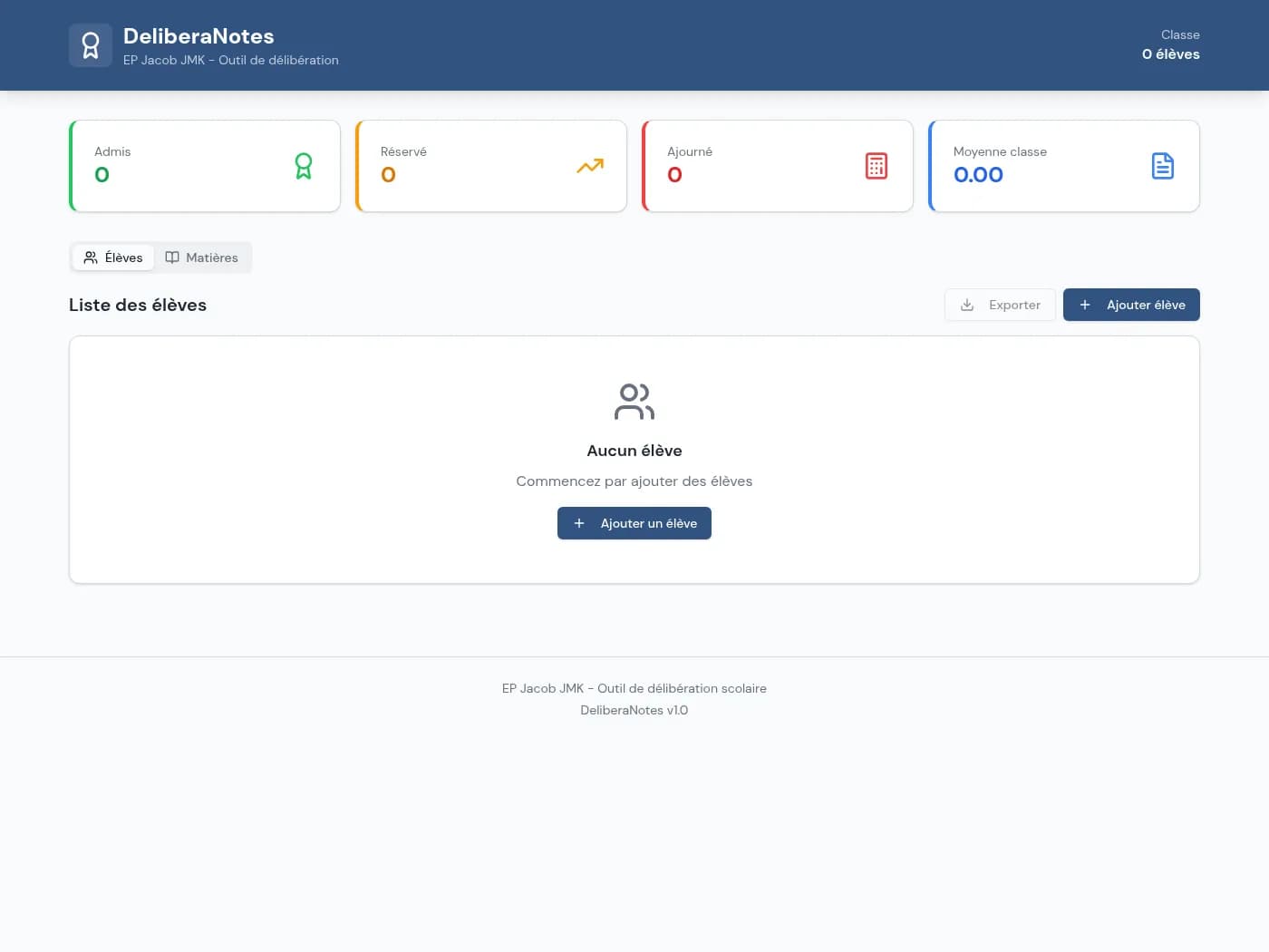 DeliberaNotes School Tool