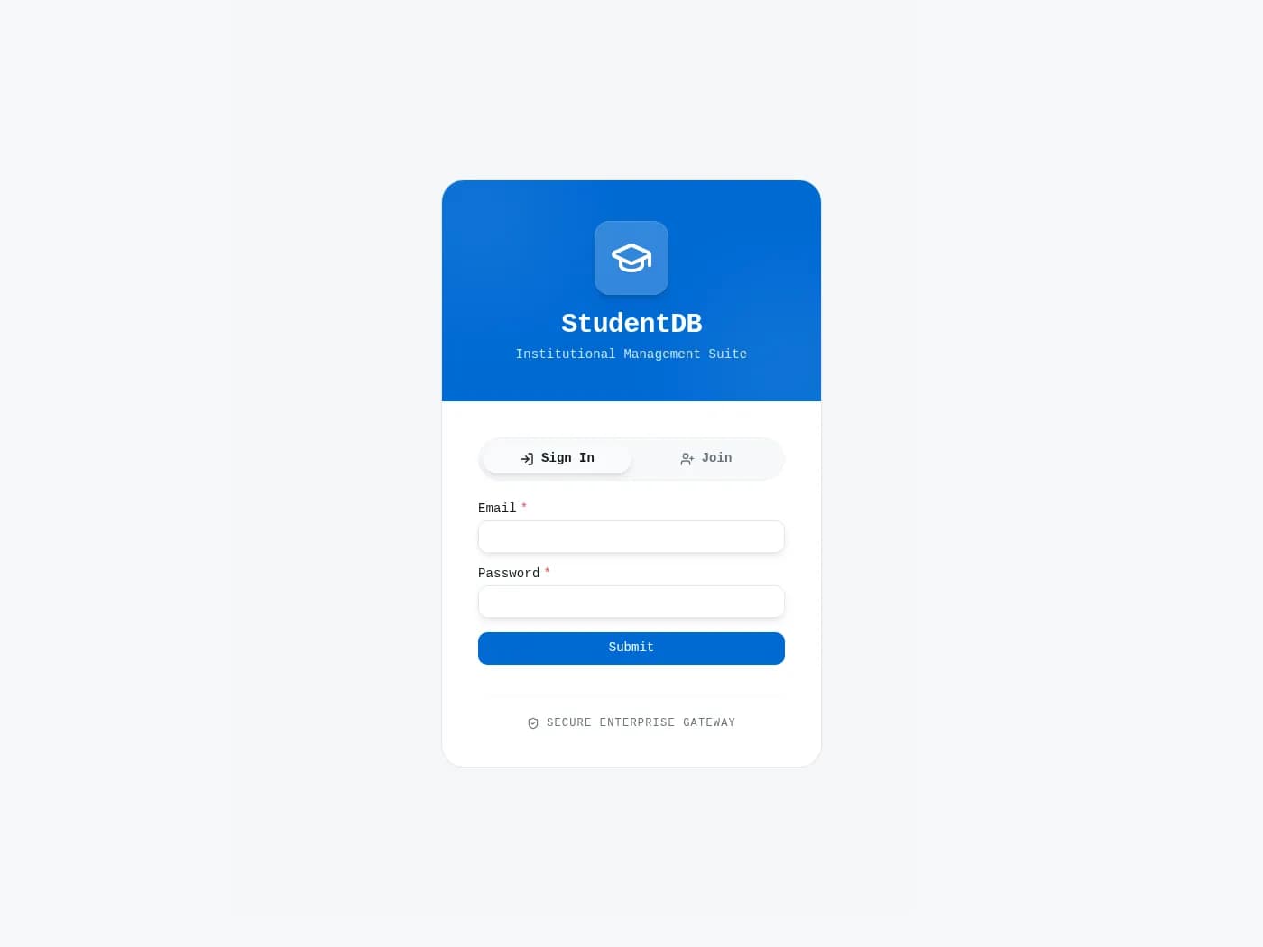 Student Database Manager