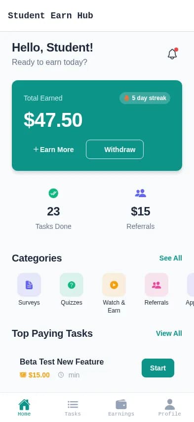 Student Earn Hub