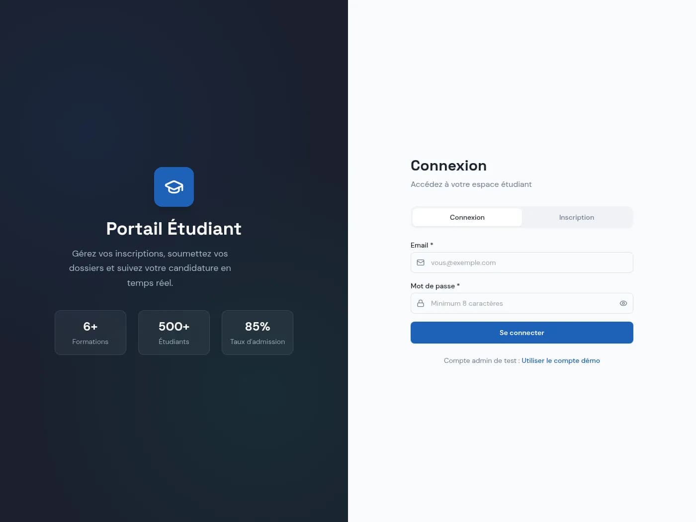 Student Enrollment Portal