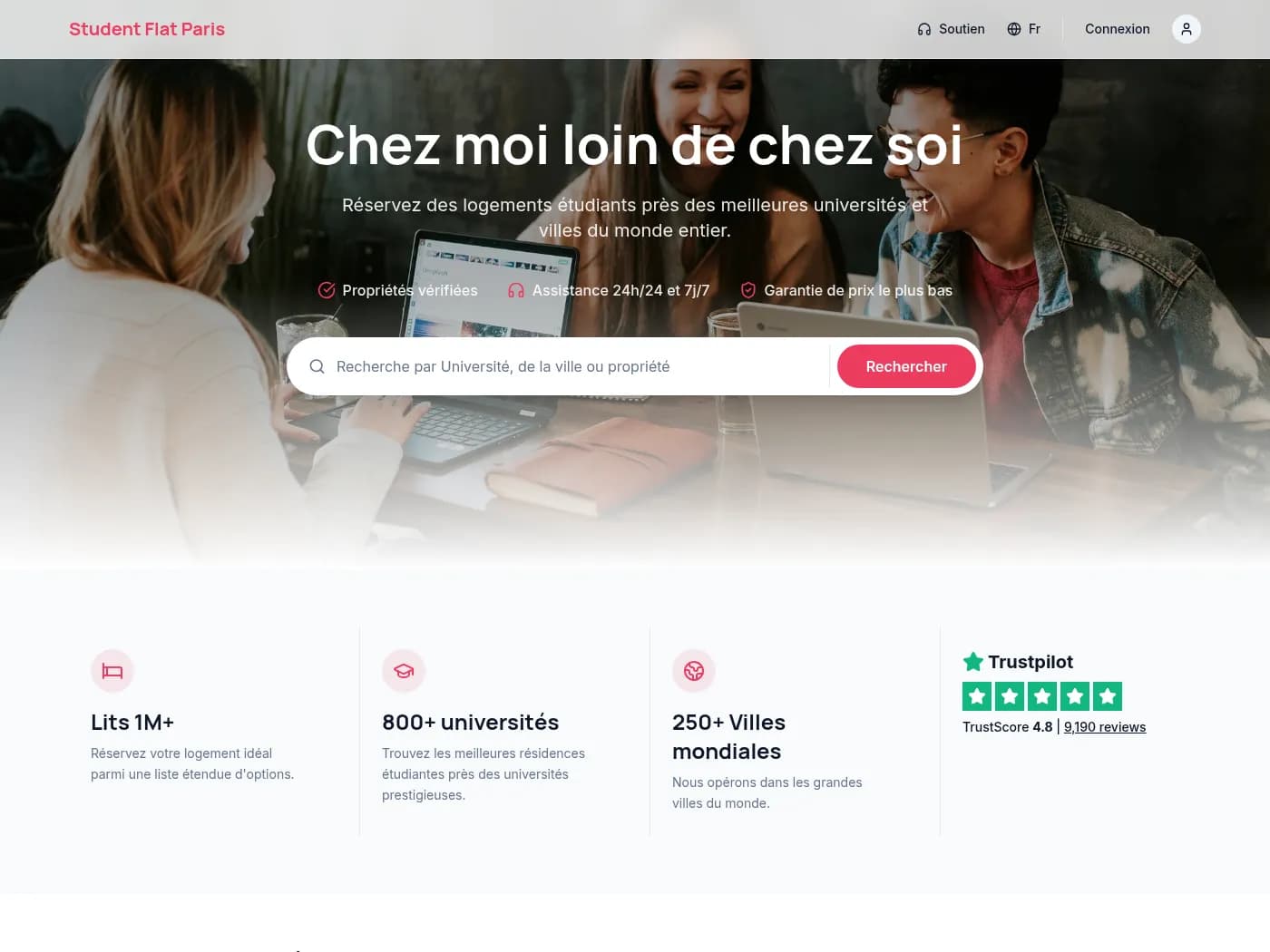 Student Flat Paris Web