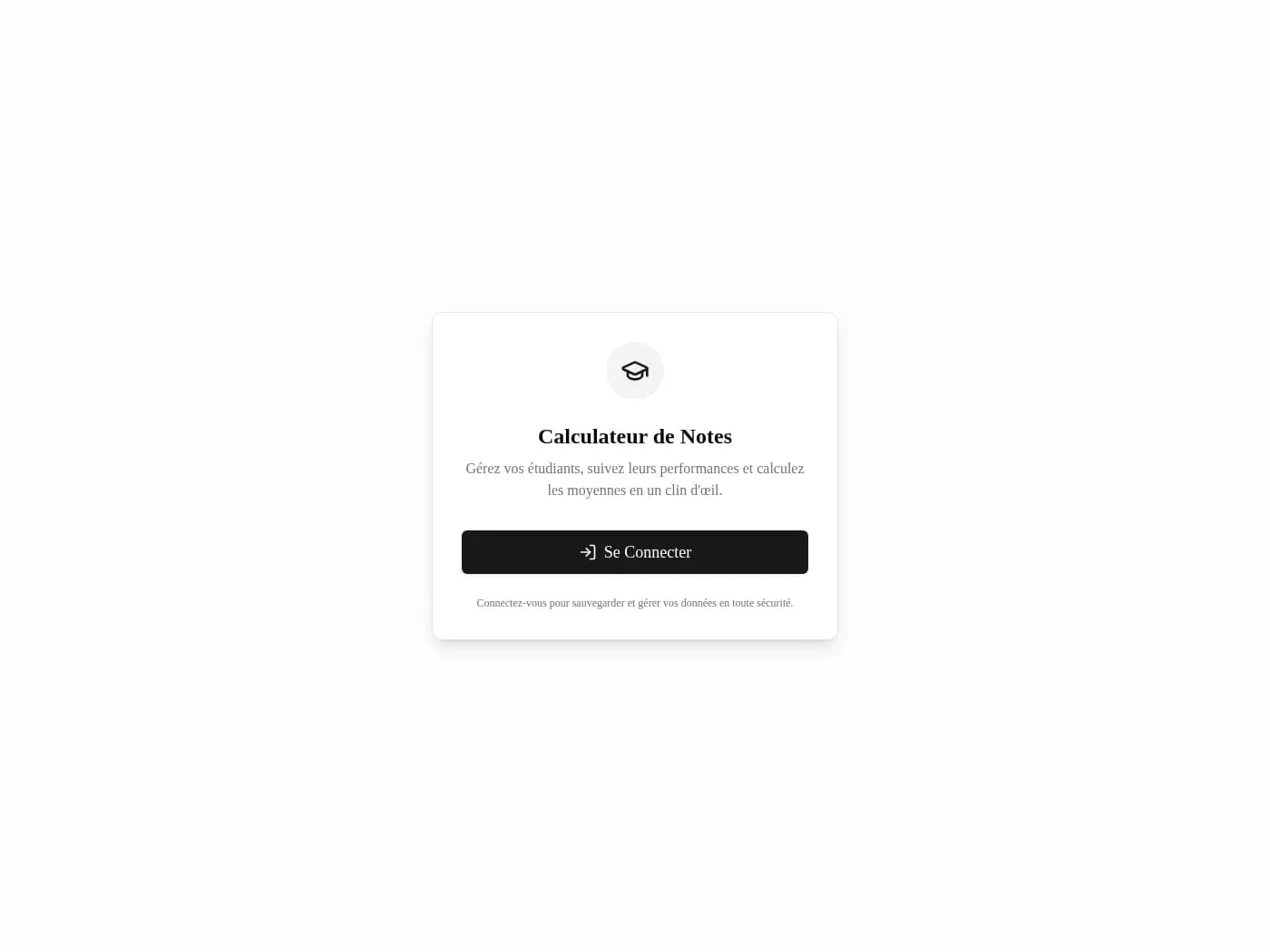 Student Grades Calculator