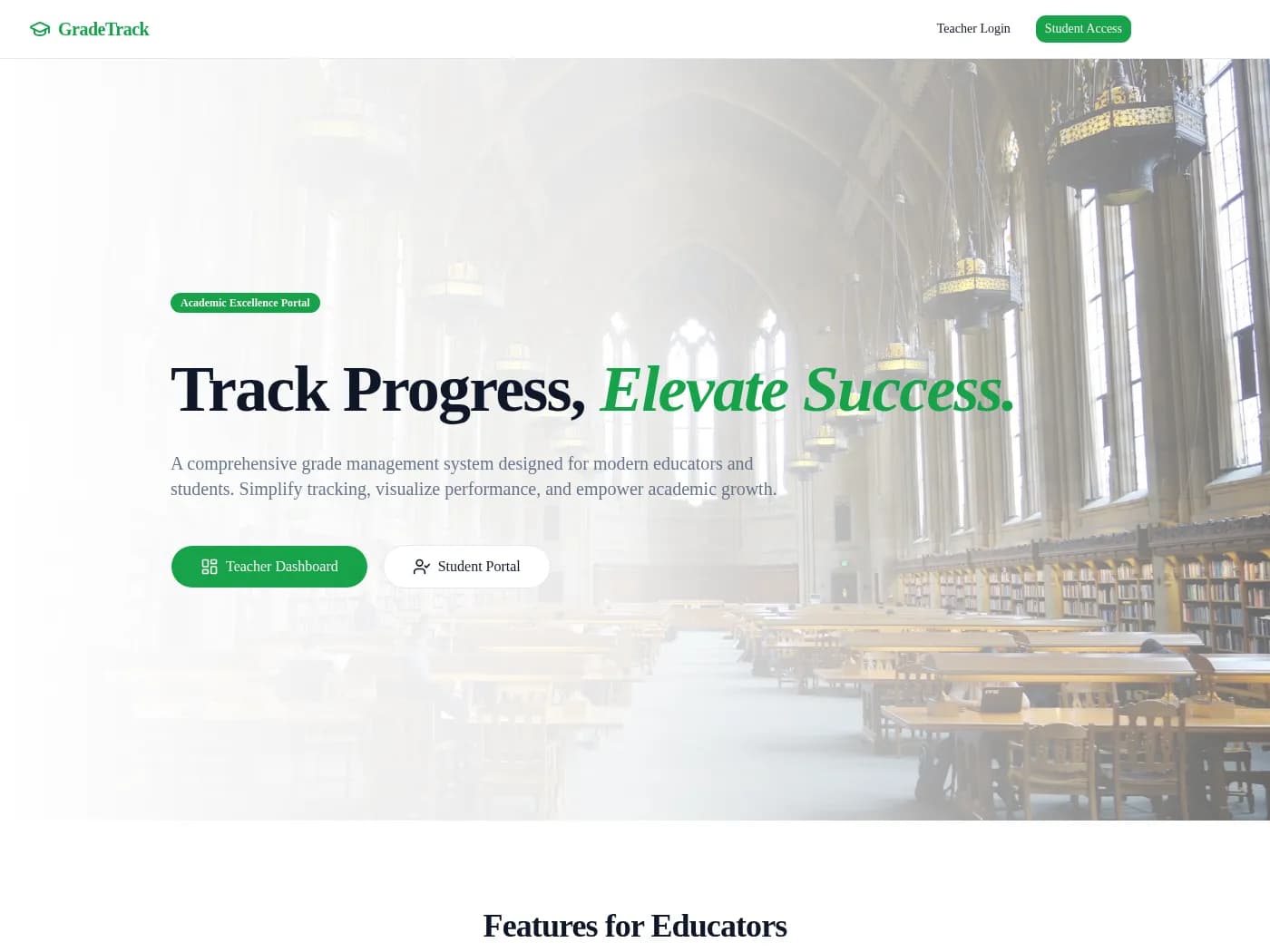 GradeTrack Portal