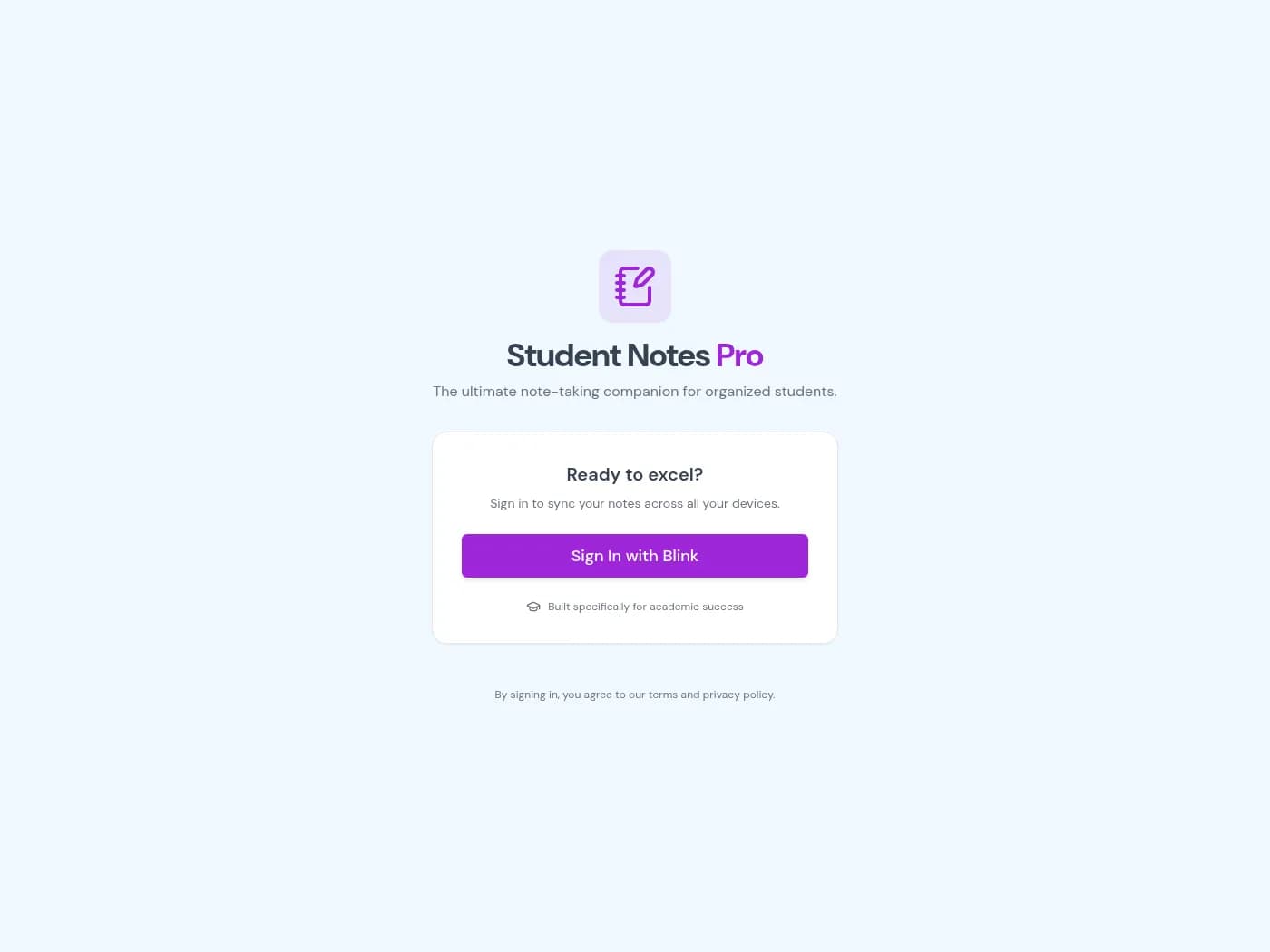 Student Notes Pro