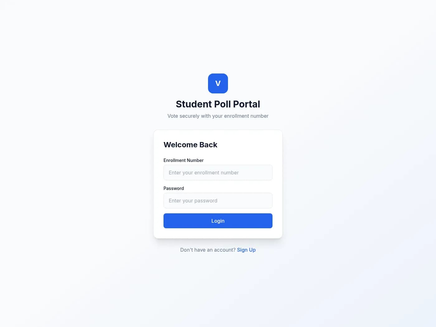 Student Poll Portal