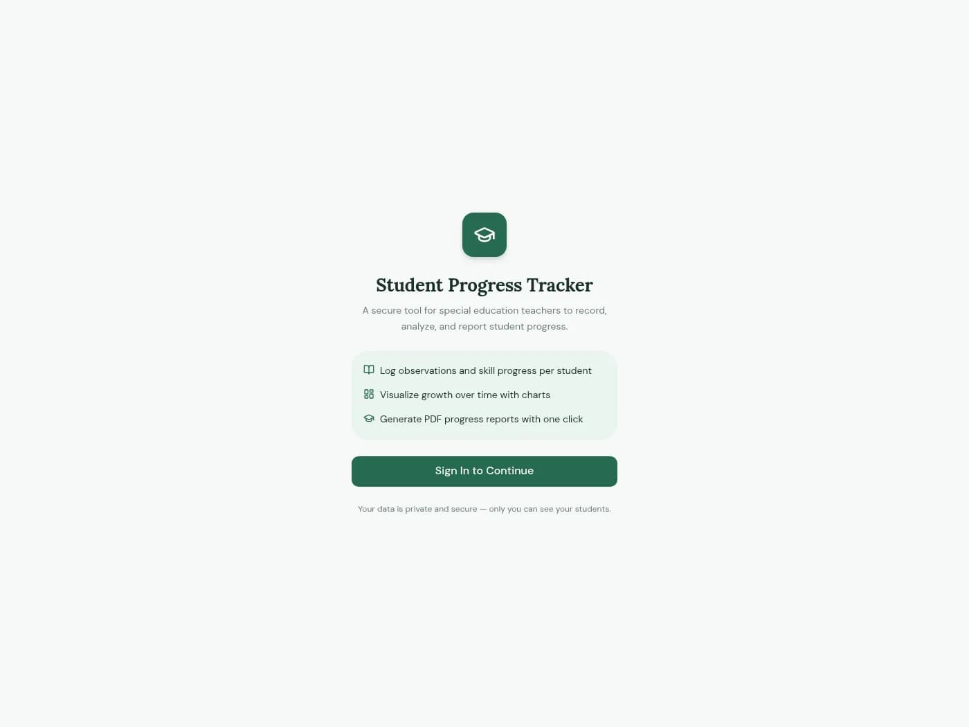 Student Progress Tracker