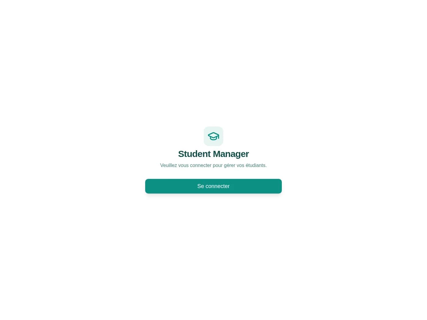 Student Manager UI